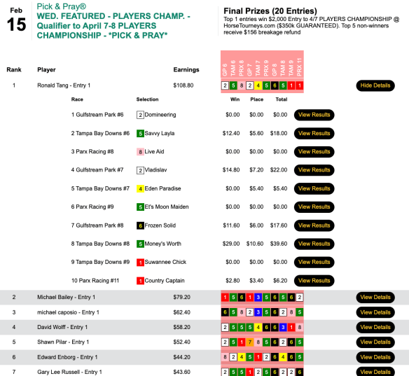 Brett Wiener and Ron Tang Combine for Eight Grand Prizes Across Two ...