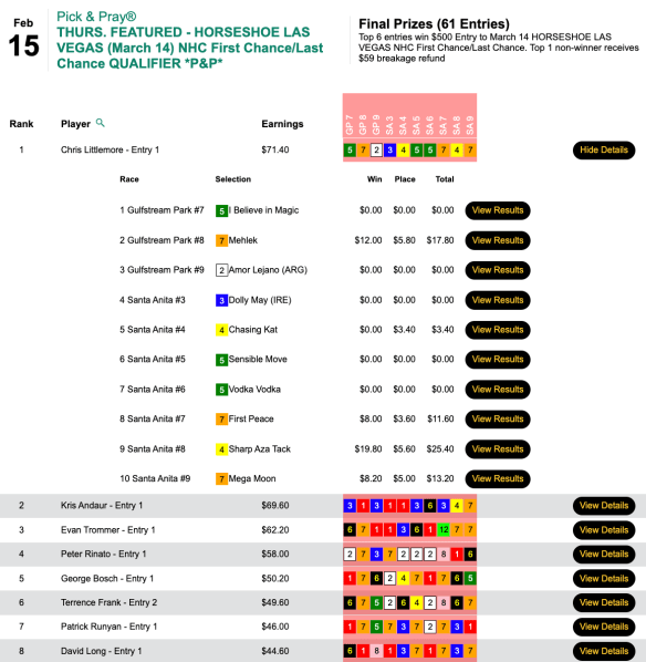 Matthew Bickey Captures Featured Cash Tourneys on Wednesday and ...
