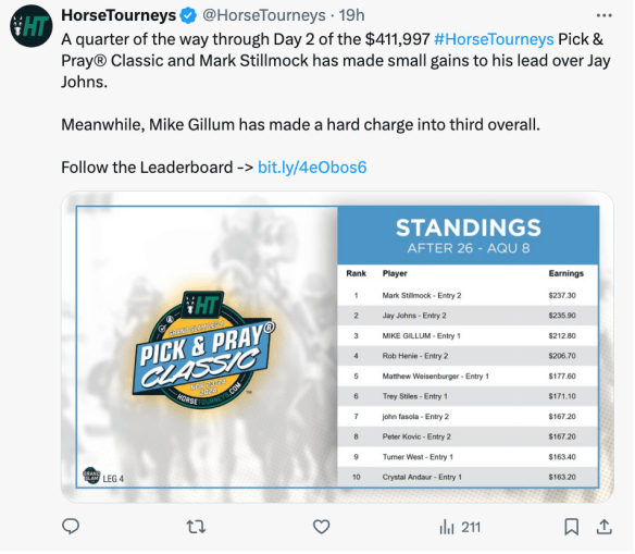Mark Stillmock Wins $158,331 Plus HorseTourneys Grand Slam Series Title ...